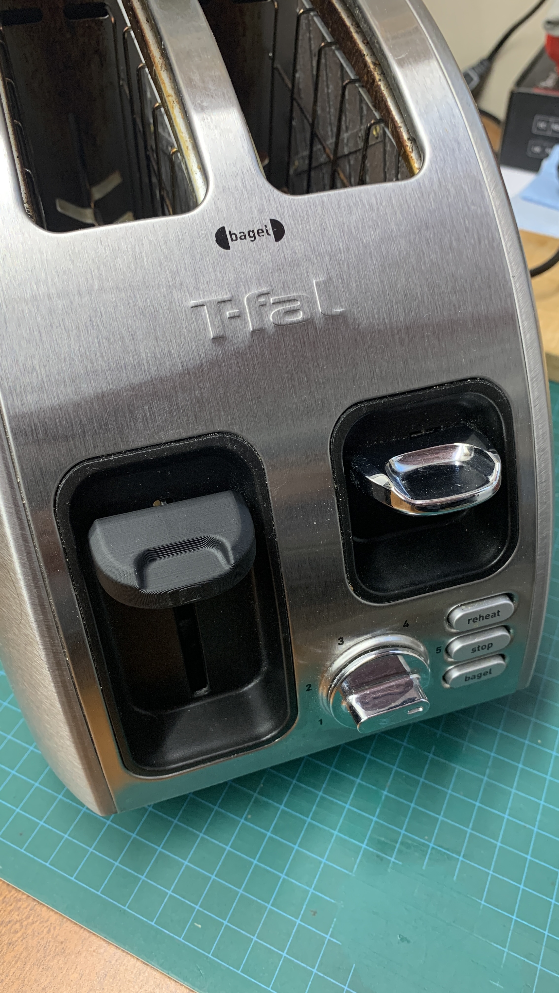 Toaster handle replacement (T-Fal) by EDnation | Download free STL ...