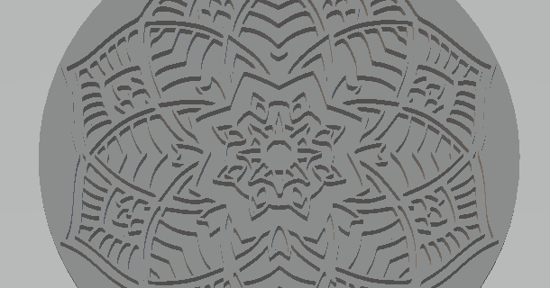 Mándala 2D/3D MOD 4 by Lesalex1997 | Download free STL model ...