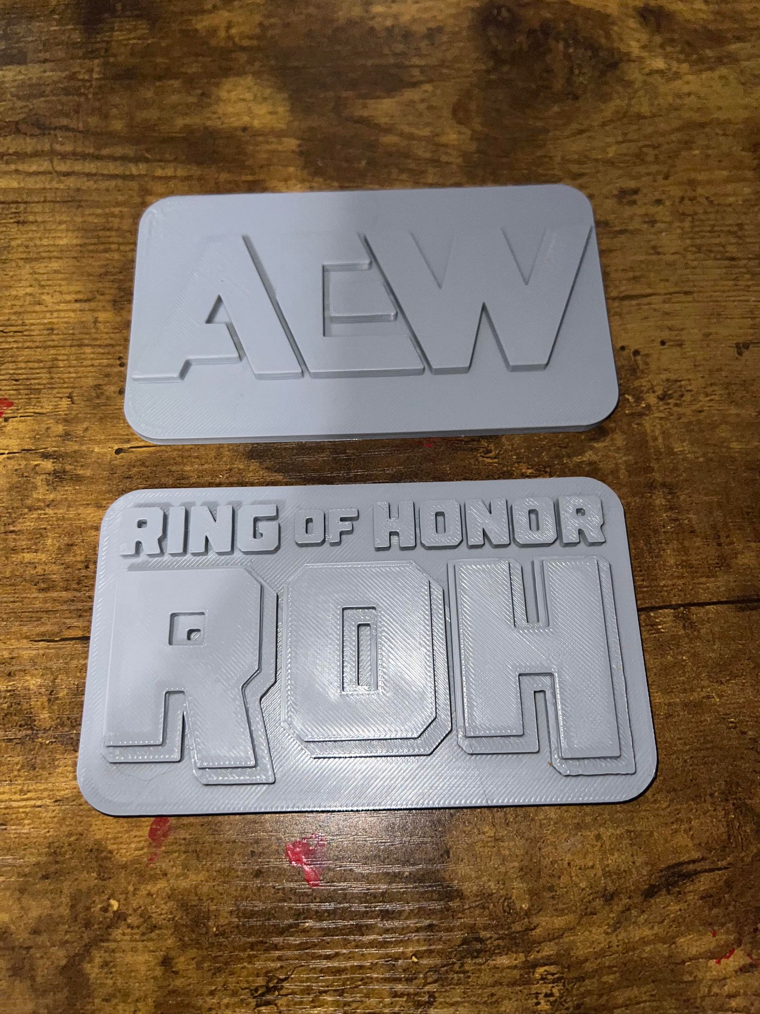 AEW and ROH Logos by Robert M. Pimpsner | Download free STL model ...