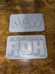 AEW Dynamite Logo by Robert M. Pimpsner | Download free STL model ...