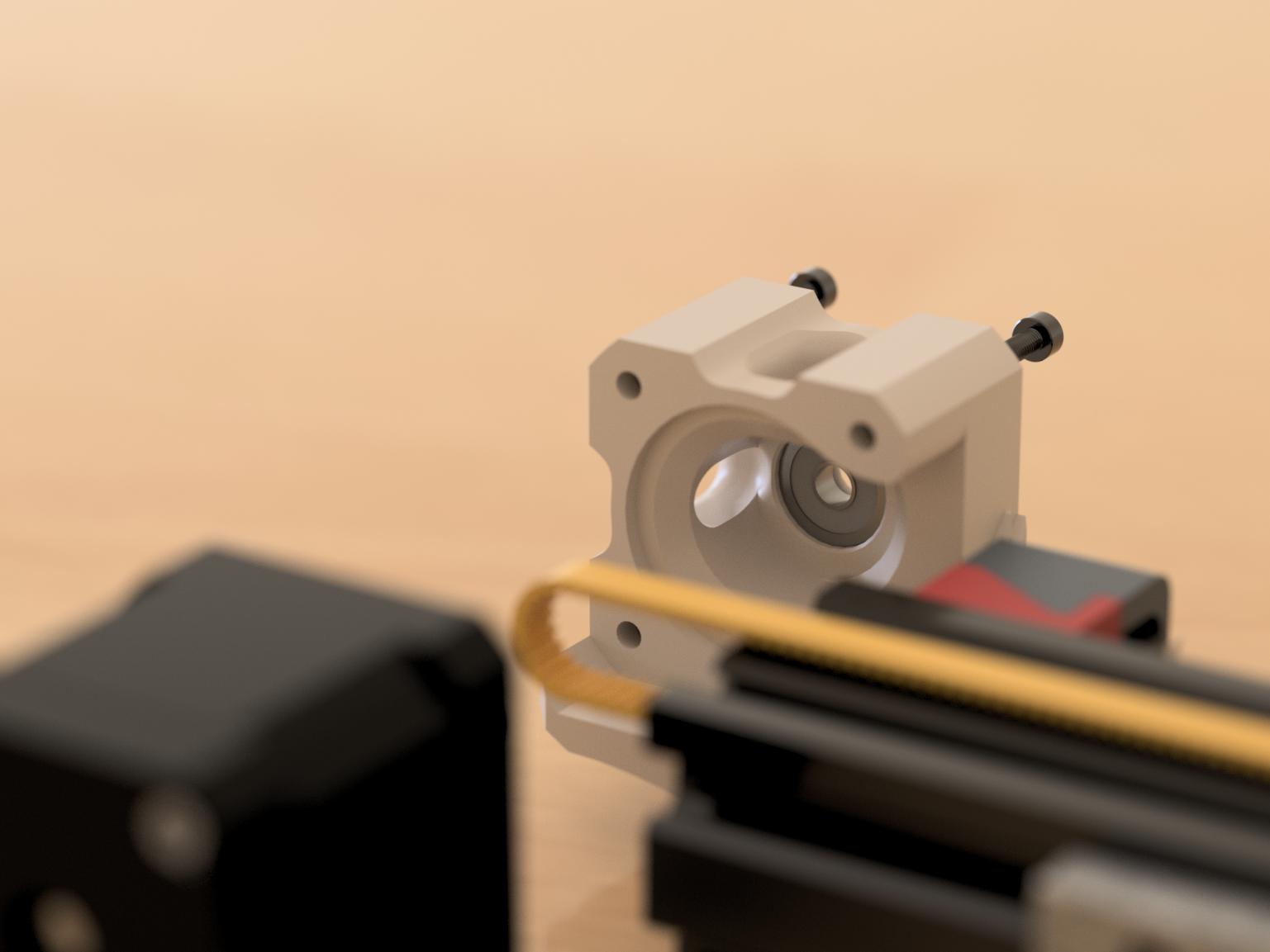 Full Y axis setup - tensioner - dual rail mount - motor mount up to ...