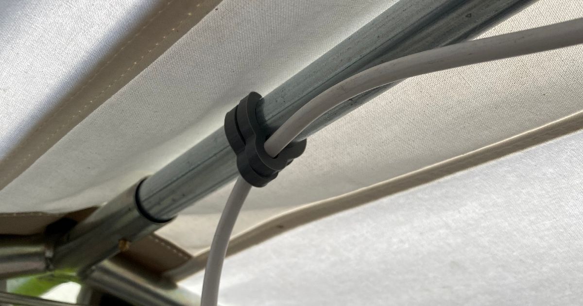 Tent pole cable clips (22mm, 24mm, 25mm) by Peter Gerritsen | Download ...