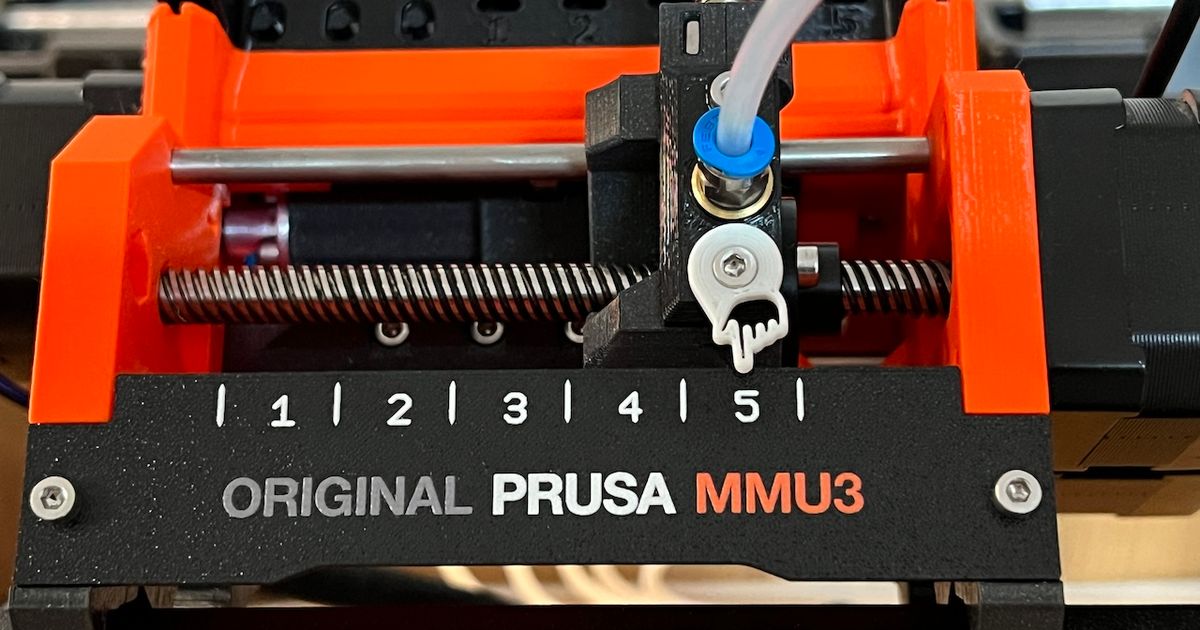 MMU3/MMU2S Selector Number Finger Pointer by muddymaker | Download free ...