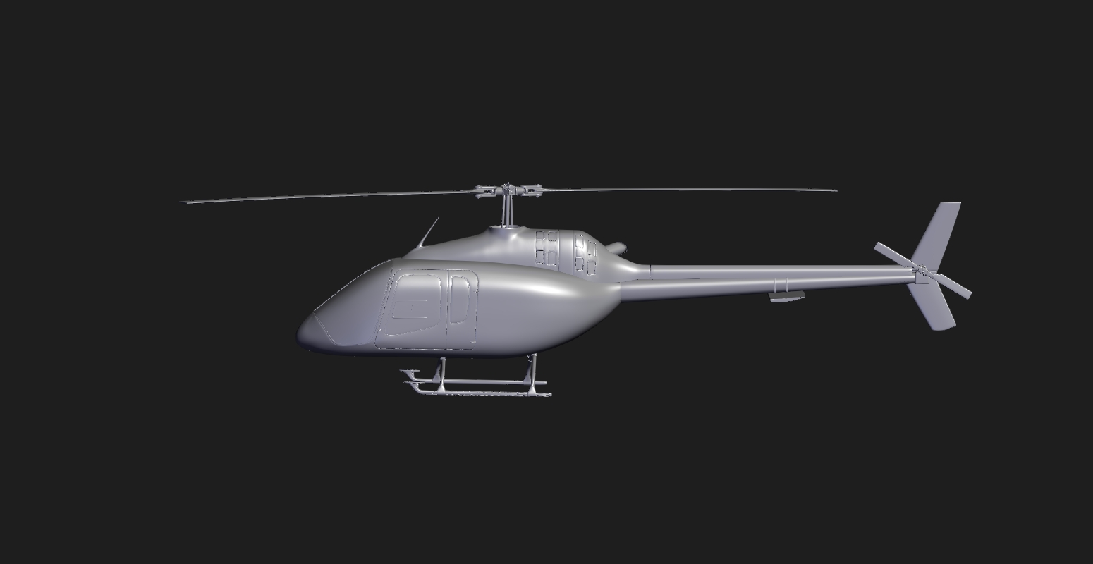 Bell helicopter 3d scanned by Revopoint MIRACO by Revopoint 3D ...