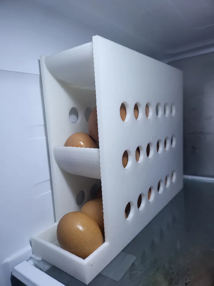 Egg Dispenser - Vertical Storage Tray by SAIFDESIGN | Download free STL ...