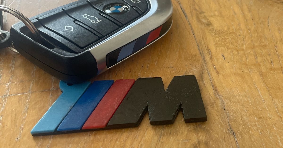 BMW M Keychain by Black_Printer_22 | Download free STL model | Printables.com