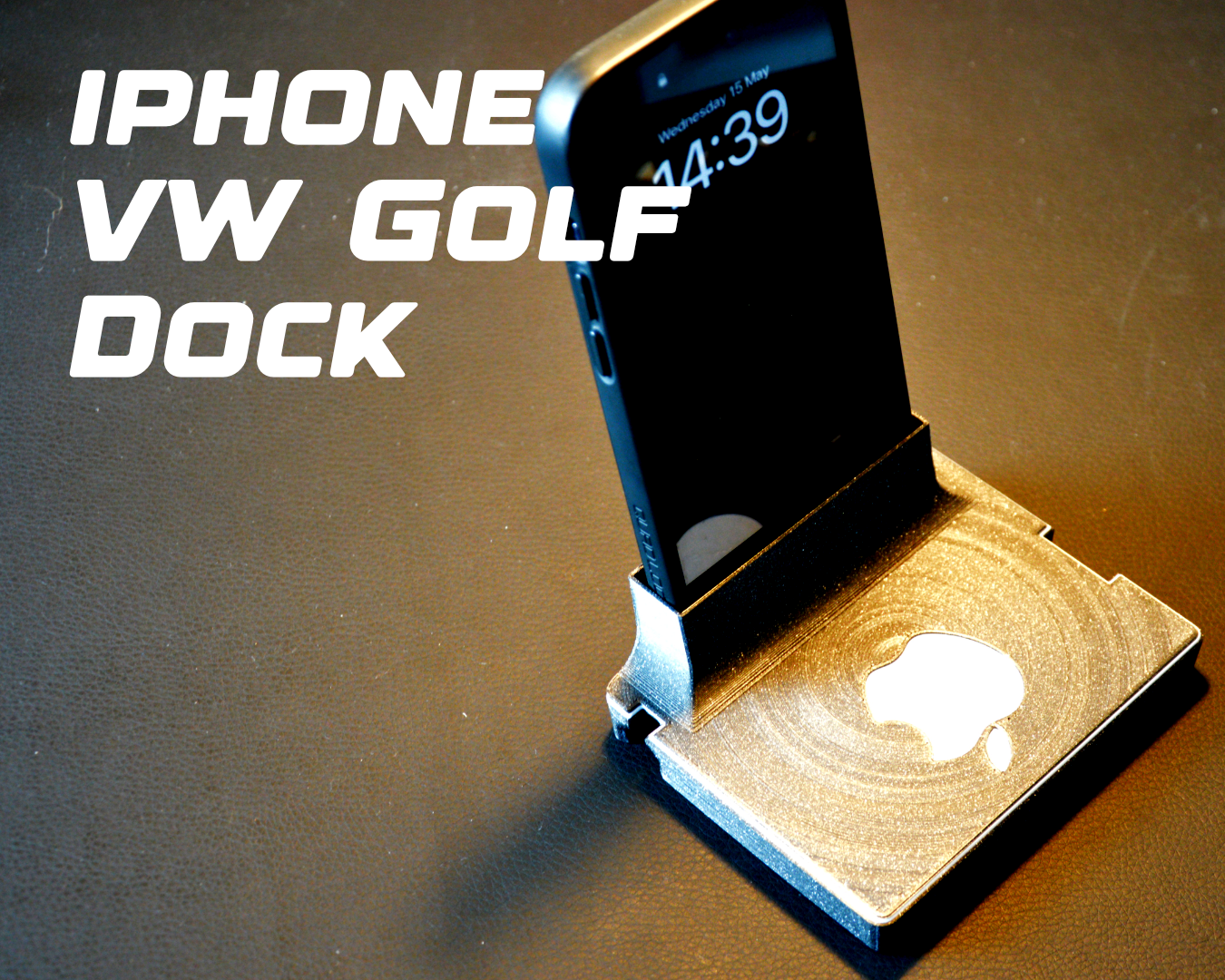 Volkswagen Golf elbow rest storage iPhone dock by pyrho // 25.wf ...