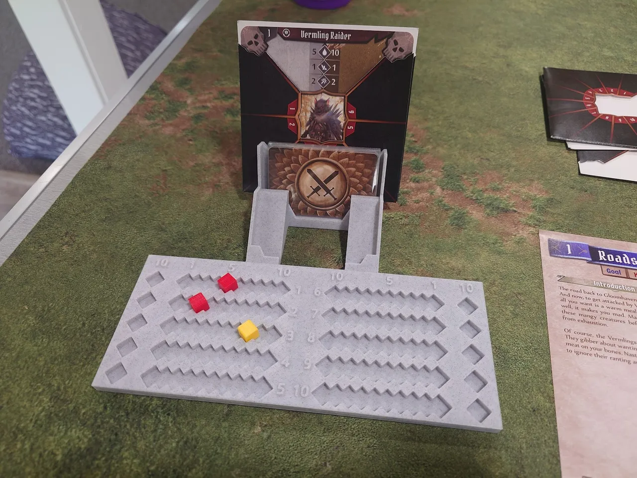 Gloomhaven Monster Card Stand and Health Tracker by vernSL | Download ...