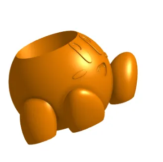 Kirby Plant Pot by Penguino | Download free STL model | Printables.com