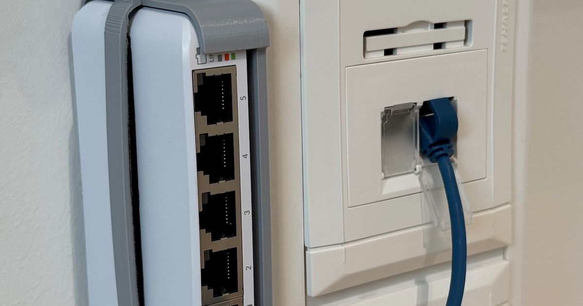 Ubiquiti Flex Mini Wall Mount by uwearzt | Download free STL model ...