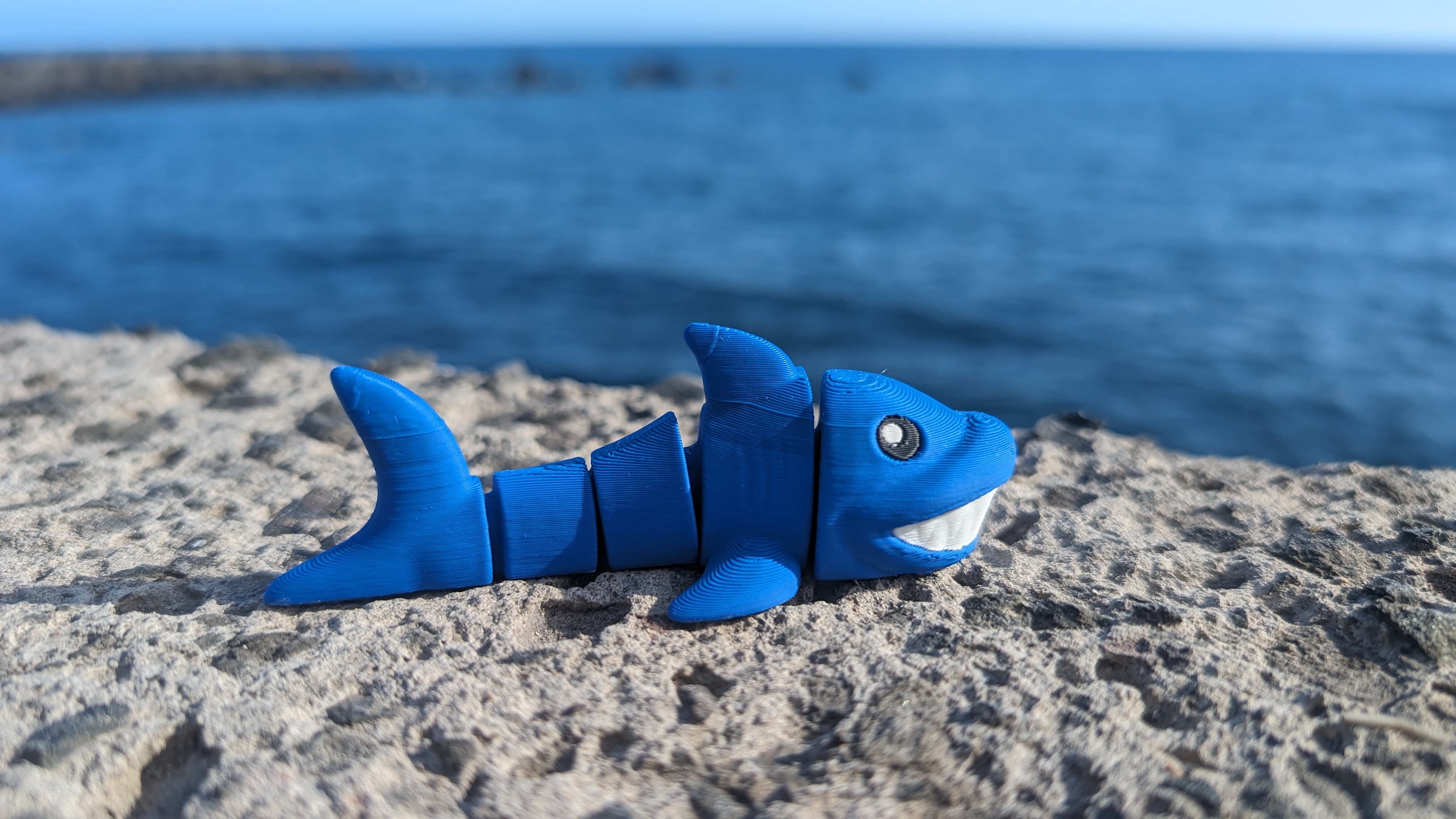 White Shark - Articulated Figure Keychain by Biocraftlab | Download ...