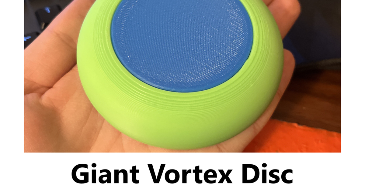Giant Nerf Vortex Disc (Drink Coaster) by Sillybutts | Download free ...