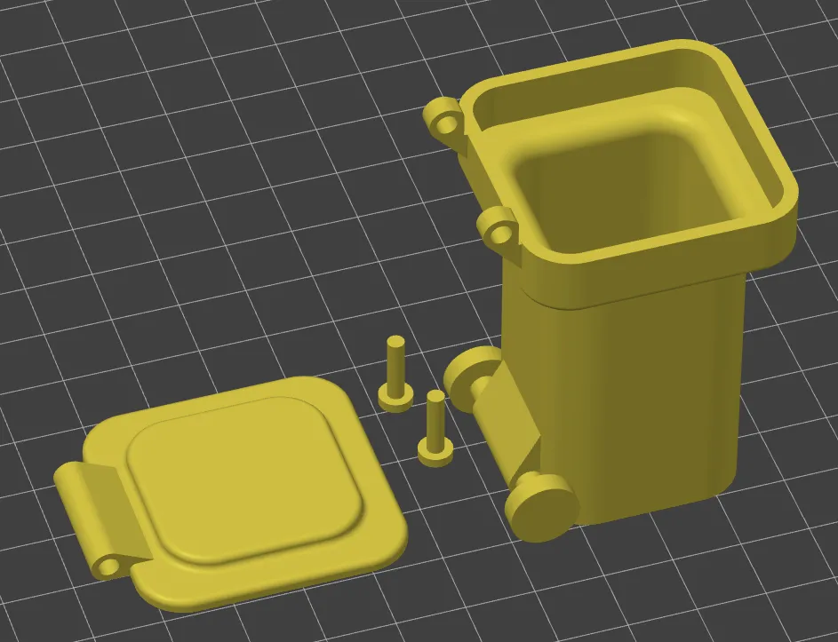 Trash bin by Michal Fiala | Download free STL model | Printables.com