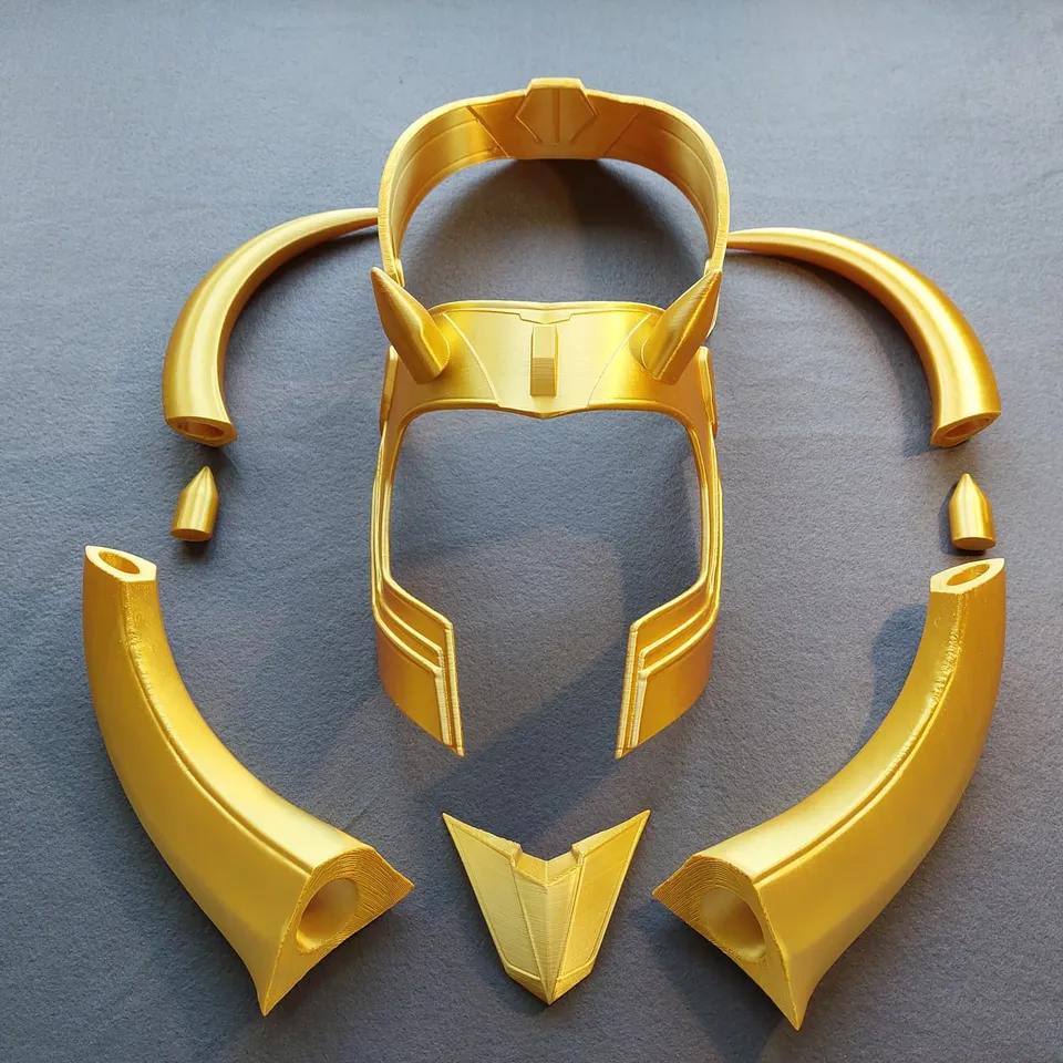 loki helmet template