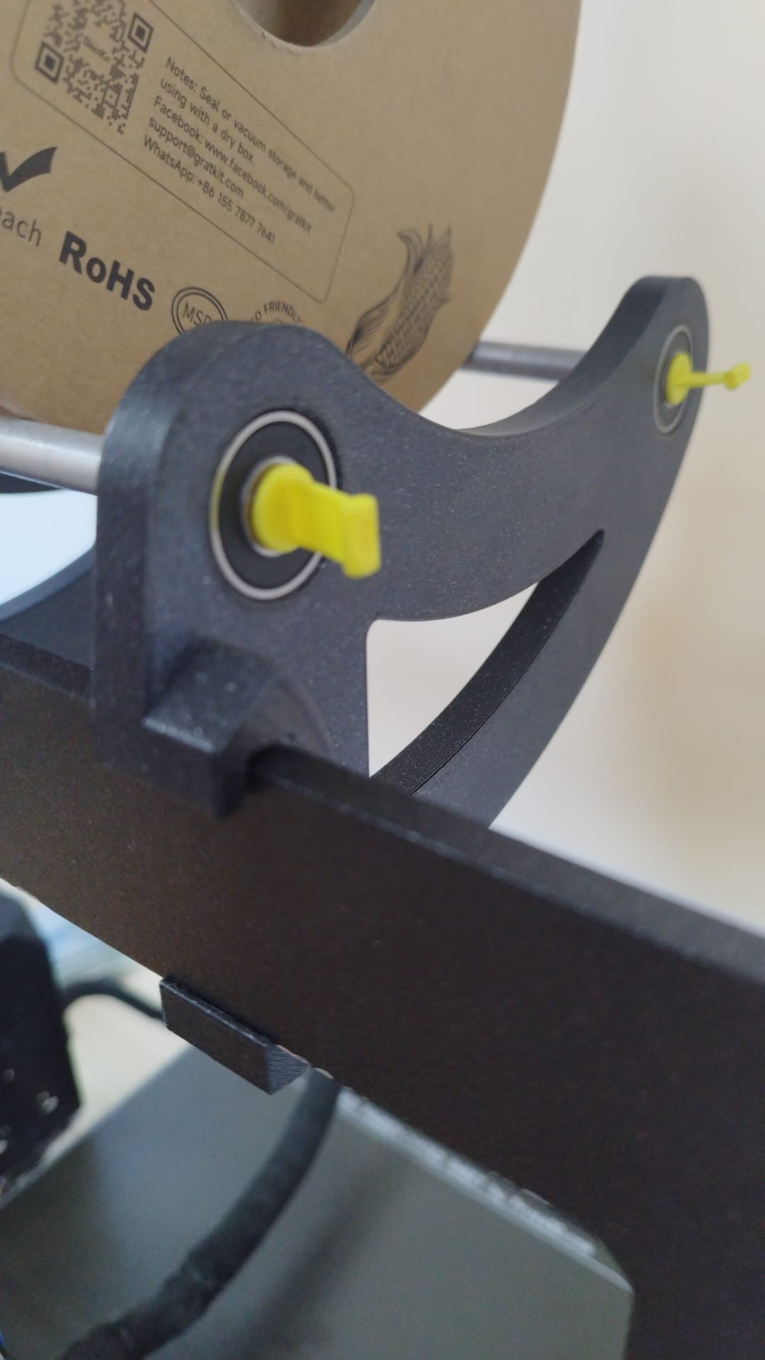 YASH: Yet Another Spool Holder for Prusa i3 by abegines | Download free ...