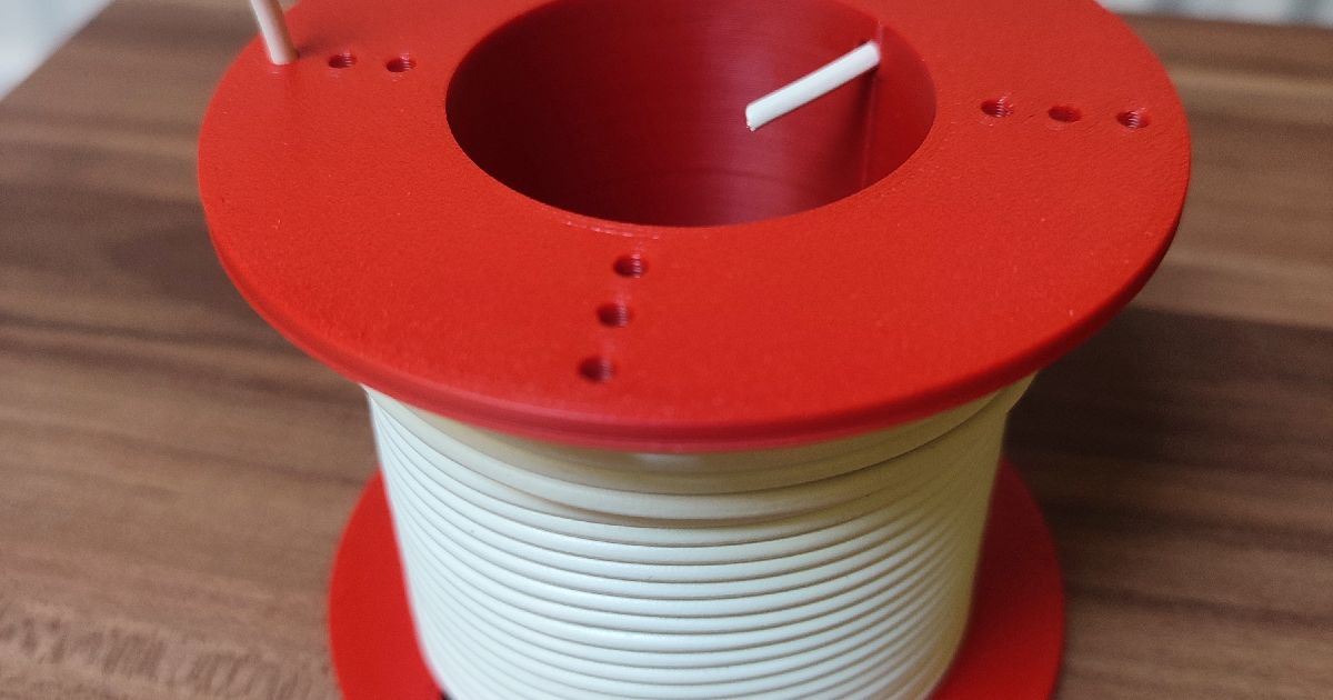 Cable spool holder by mysak85 | Download free STL model | Printables.com