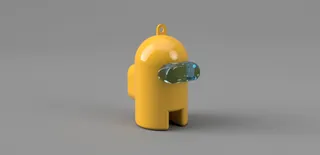 Among Us for keychain Thicc Edition by Hairyfred | Download free STL ...