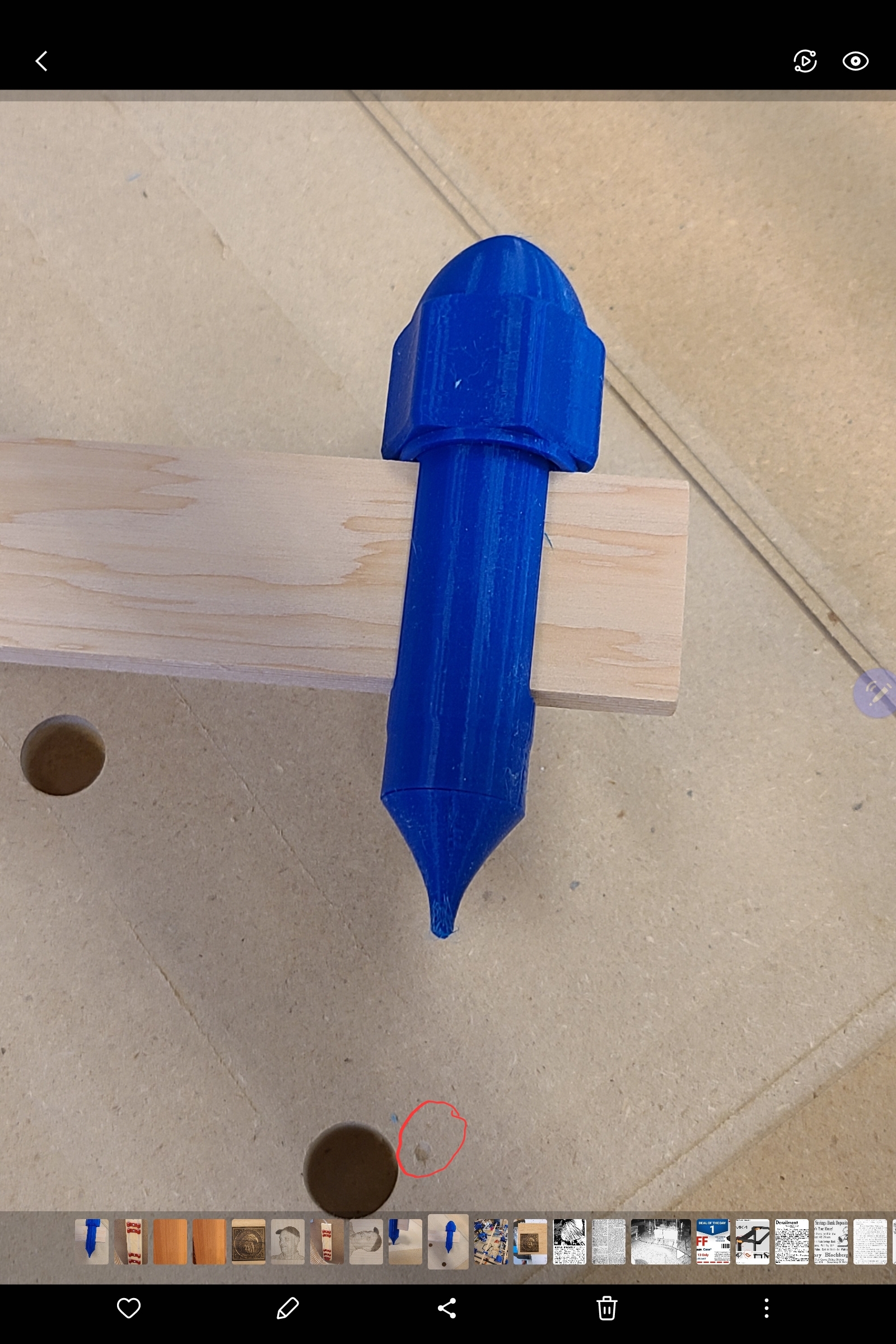 Story stick version of yardstick trammel by Dave K | Download free STL ...