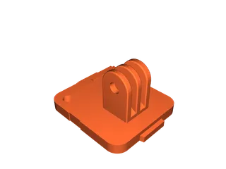 Team Wendy GoPro mount by Zyeus | Download free STL model | Printables.com
