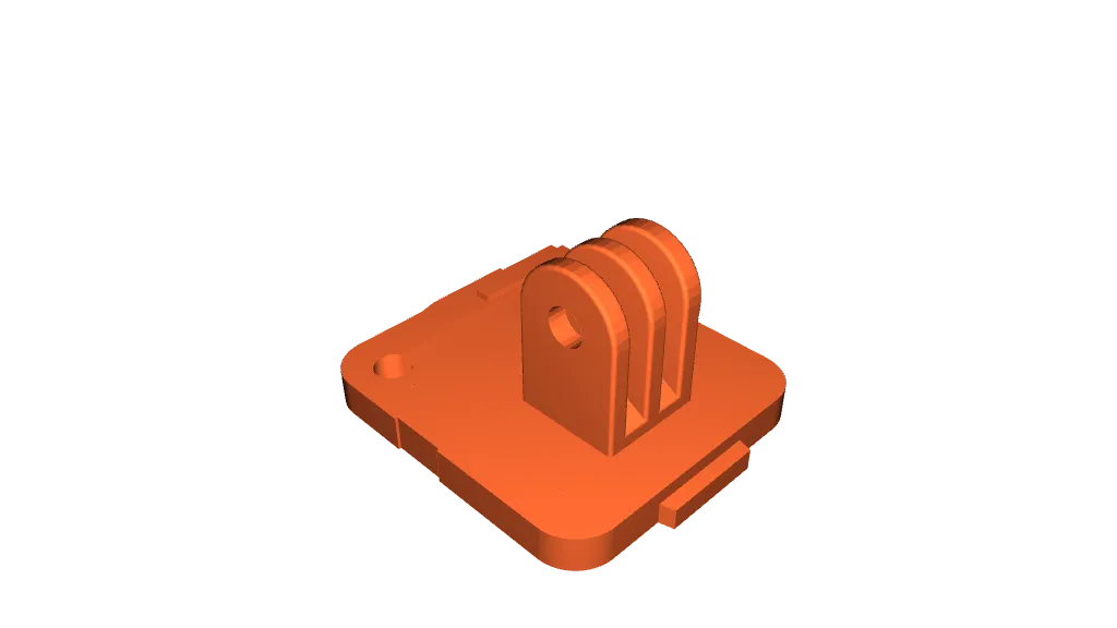 Team Wendy GoPro mount by Zyeus | Download free STL model | Printables.com