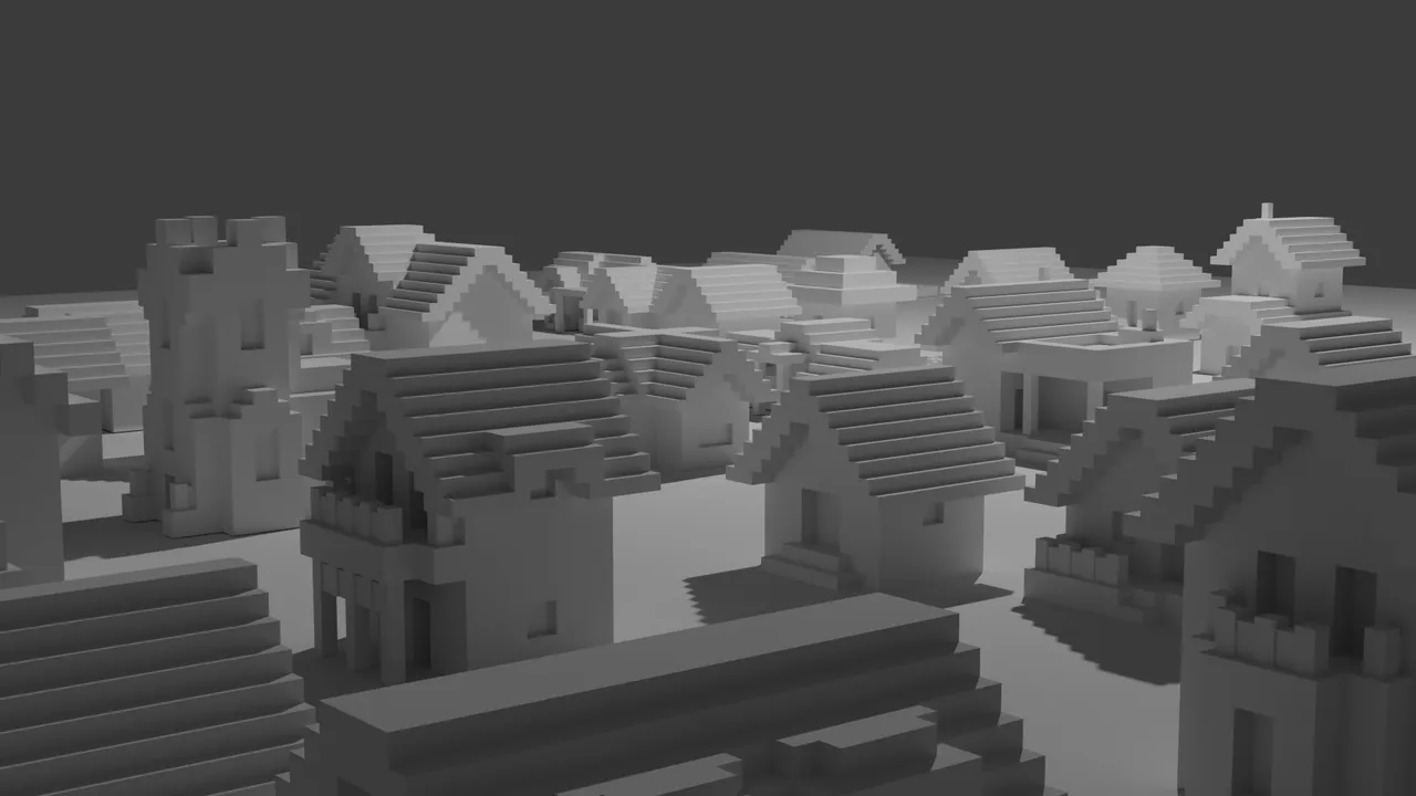Minecraft Plains Village by Zthuee | Download free STL model ...