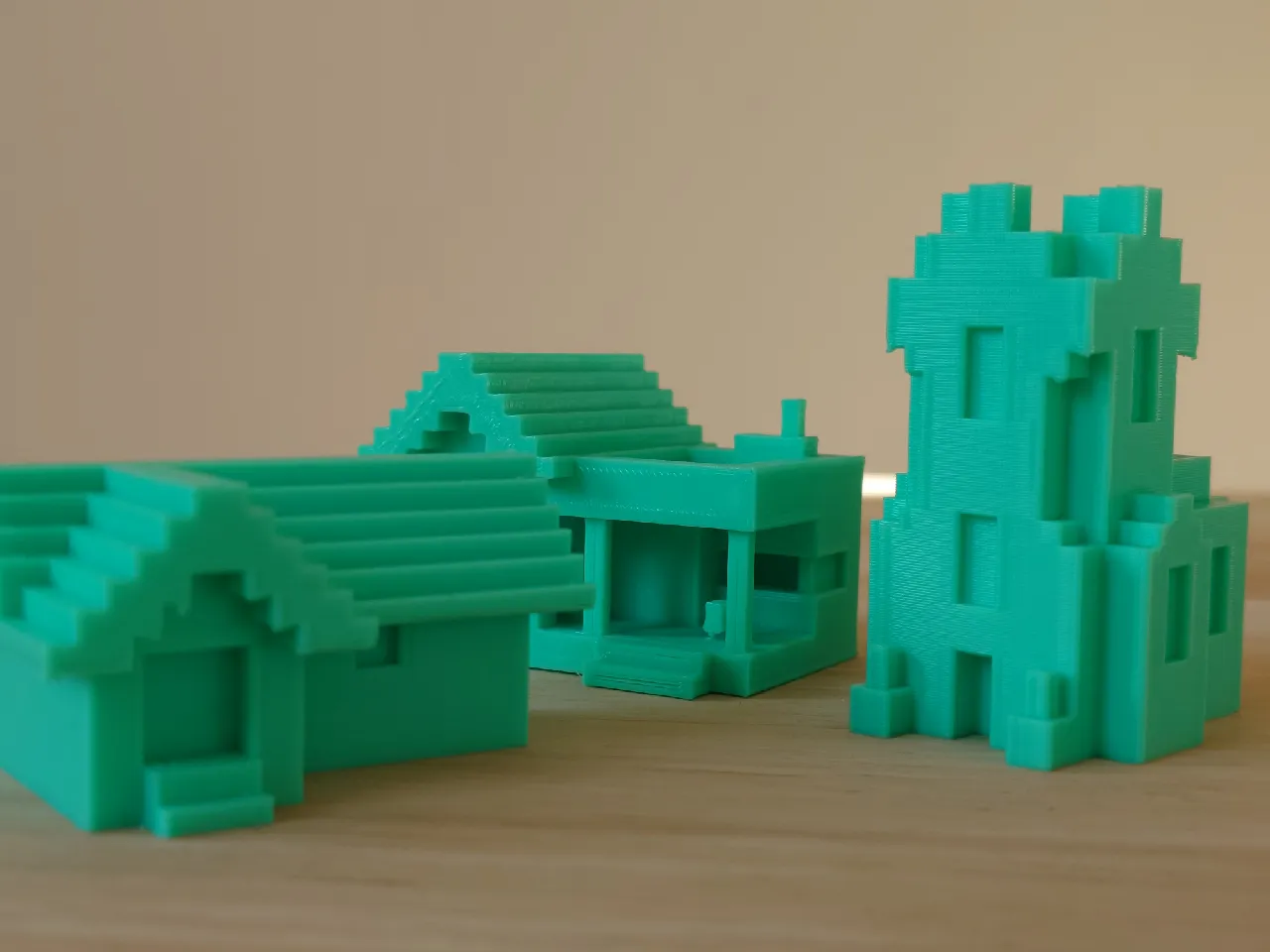 Minecraft Plains Village by Zthuee | Download free STL model ...