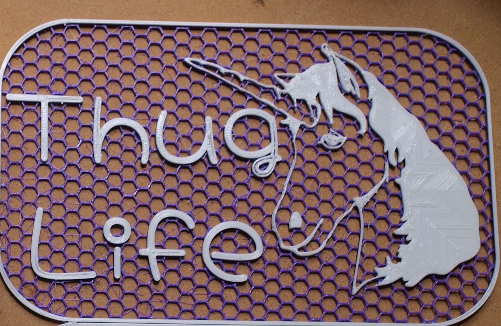 Unicorn Thug Life sign by h2odragon | Download free STL model ...