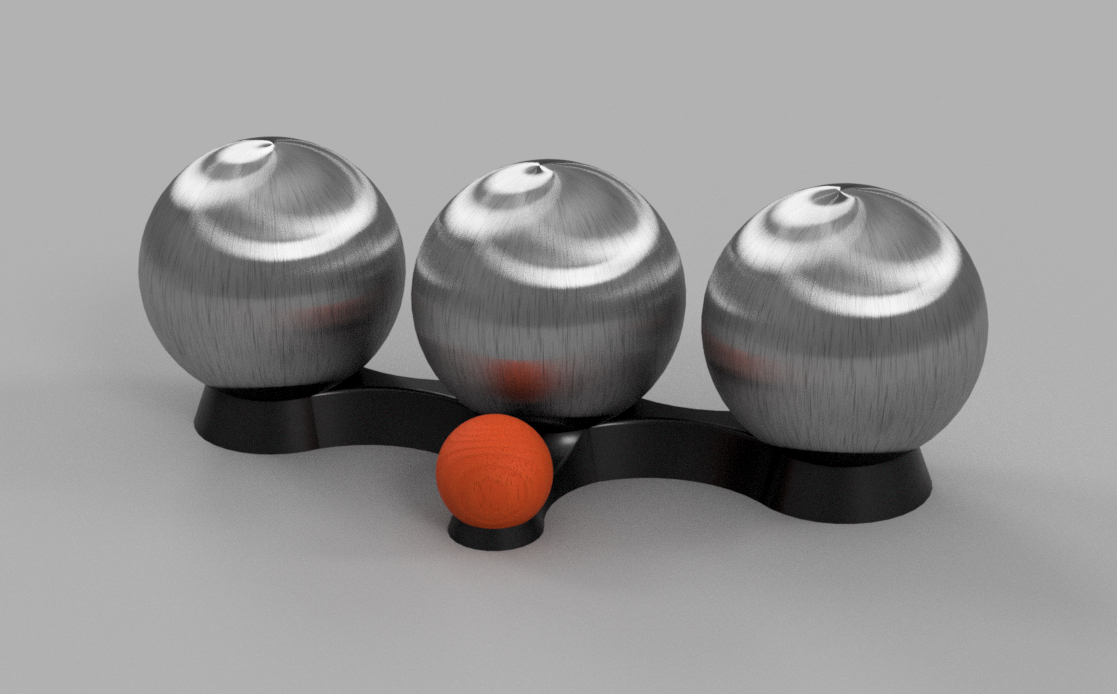 Pétanque boules stand von IkarusIBK | Kostenloses STL-Modell ...