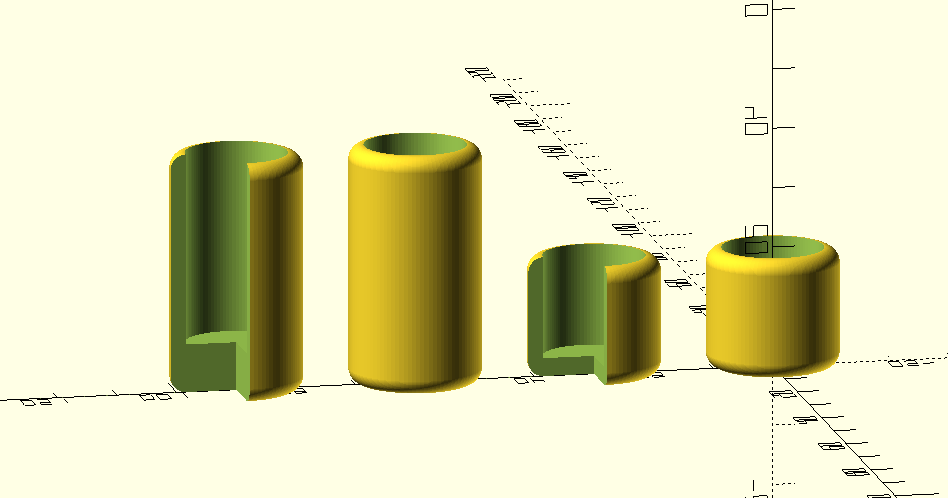 Flexibler Rohrendschutz / Flex Pipe End Cover / Anpassbares / Customizable OpenSCAD- Script by ...