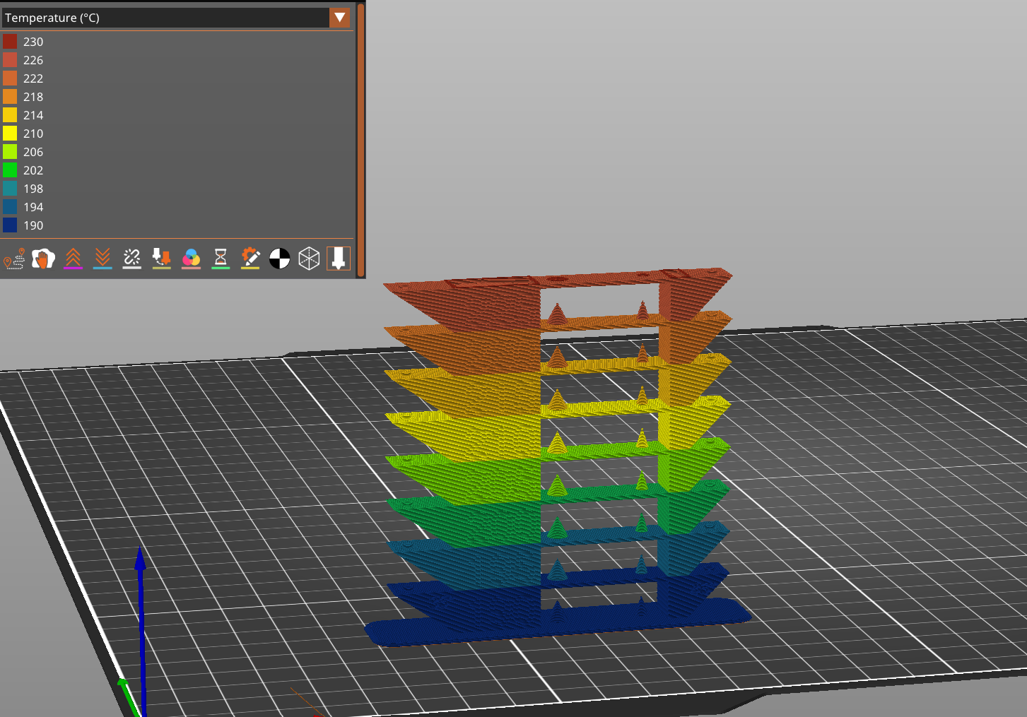 PRUSA XL Temperature Tower .4mm nozzle PLA,PETG by Fiz105 | Download ...