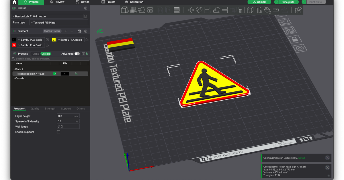 Polish road sign A-16 by Thunderflex c | Download free STL model ...