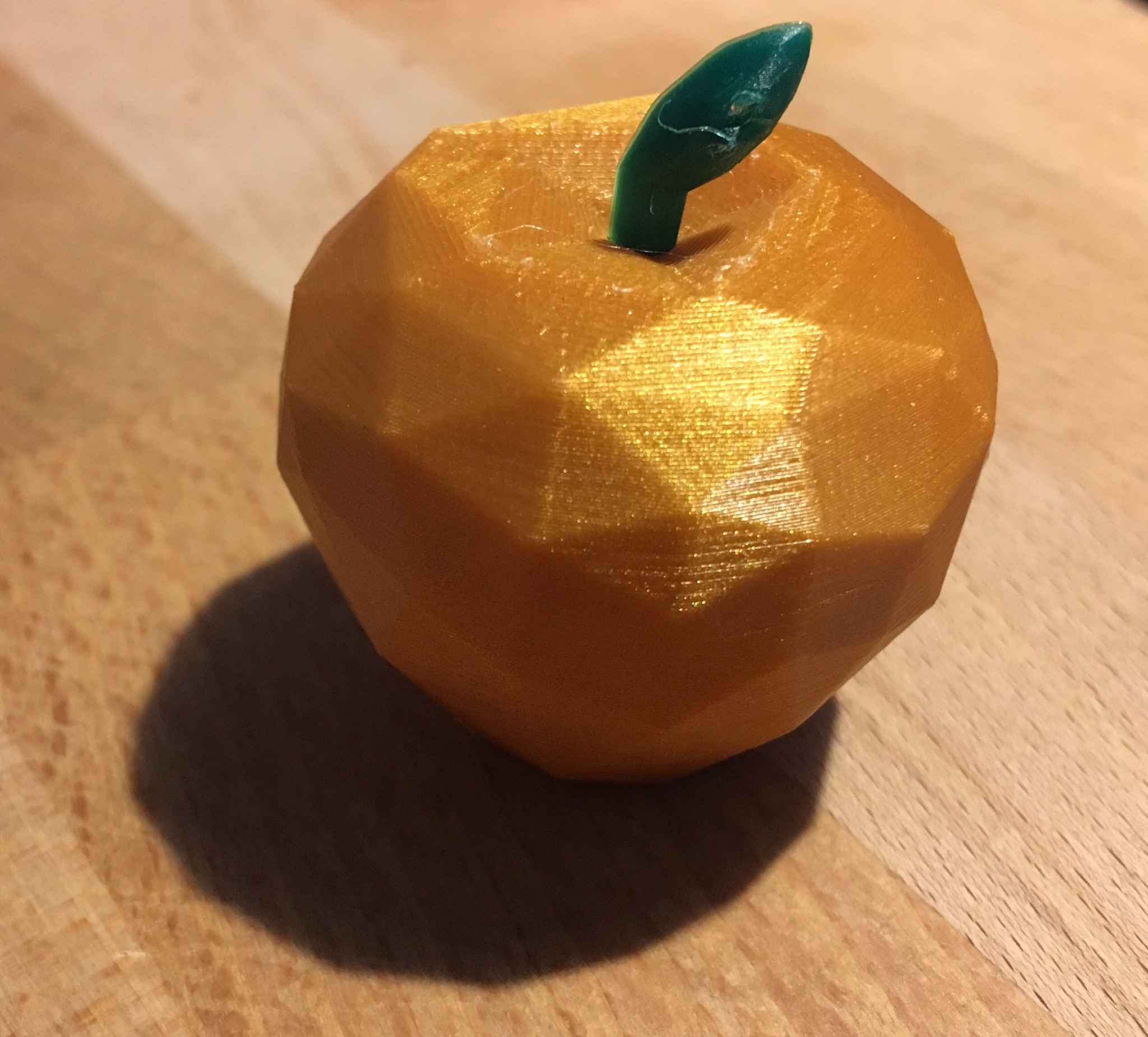 Low Poly Apple Ornament by atom | Download free STL model | Printables.com