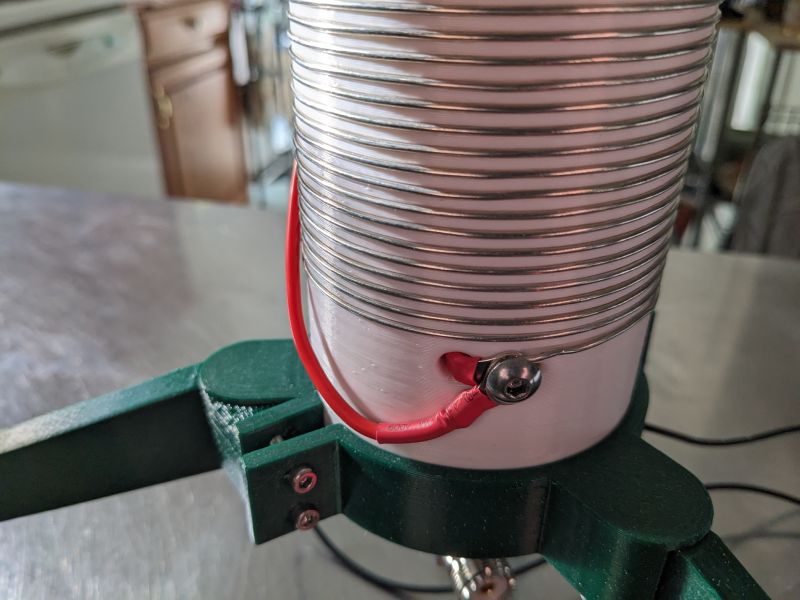 Portable vertical antenna loading coil 123 uH by Nikdfish | Download ...