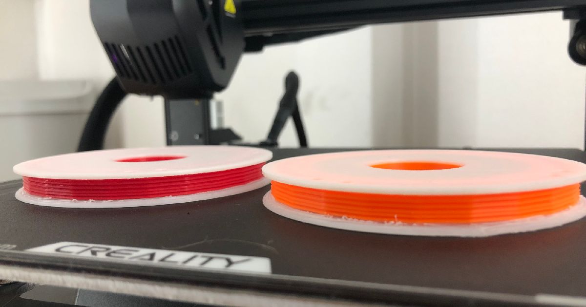 Multicolor Filament Coaster by Moose | Download free STL model ...
