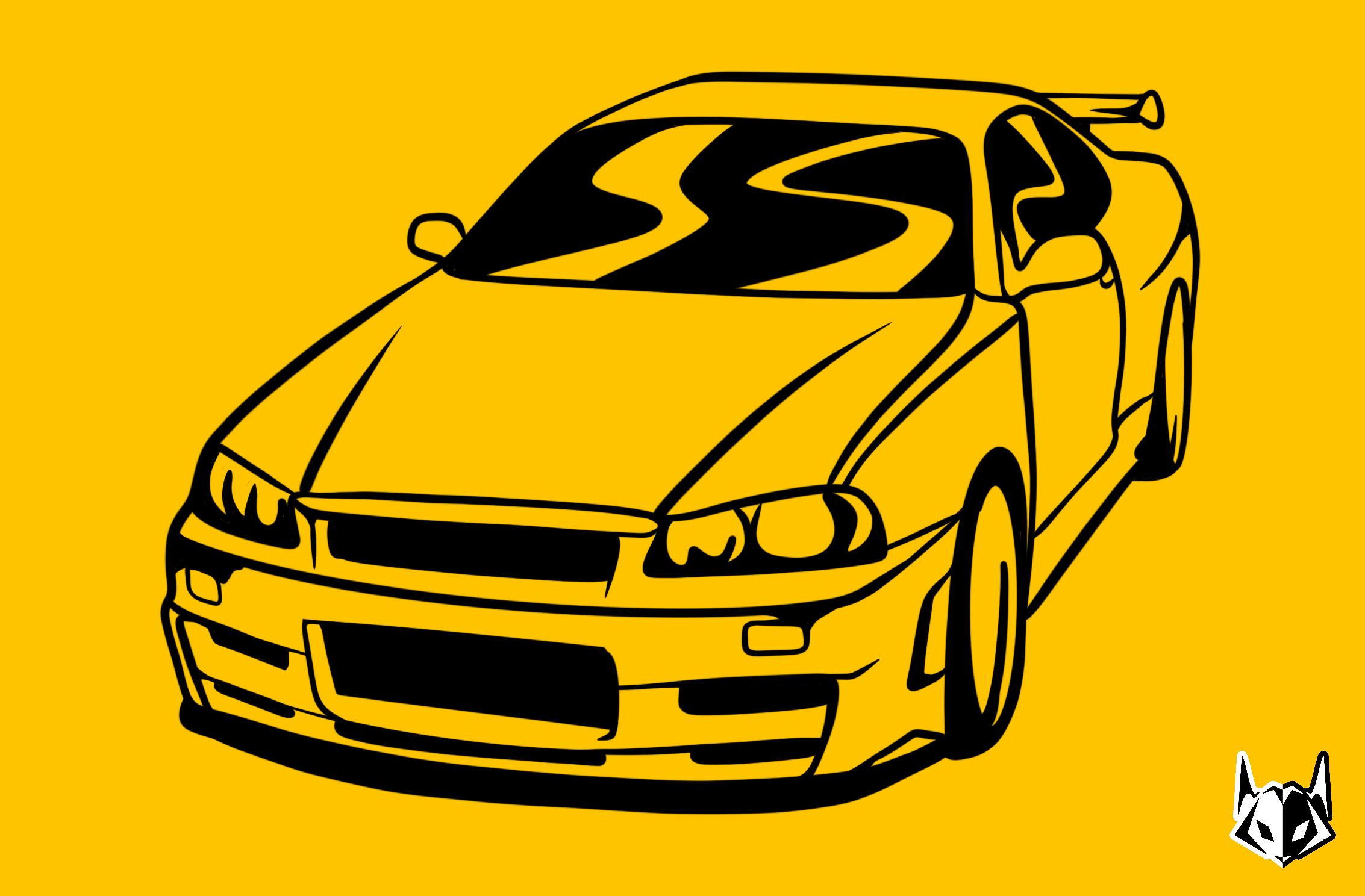 R34 GTR Wall Art by Henrior | Download free STL model | Printables.com