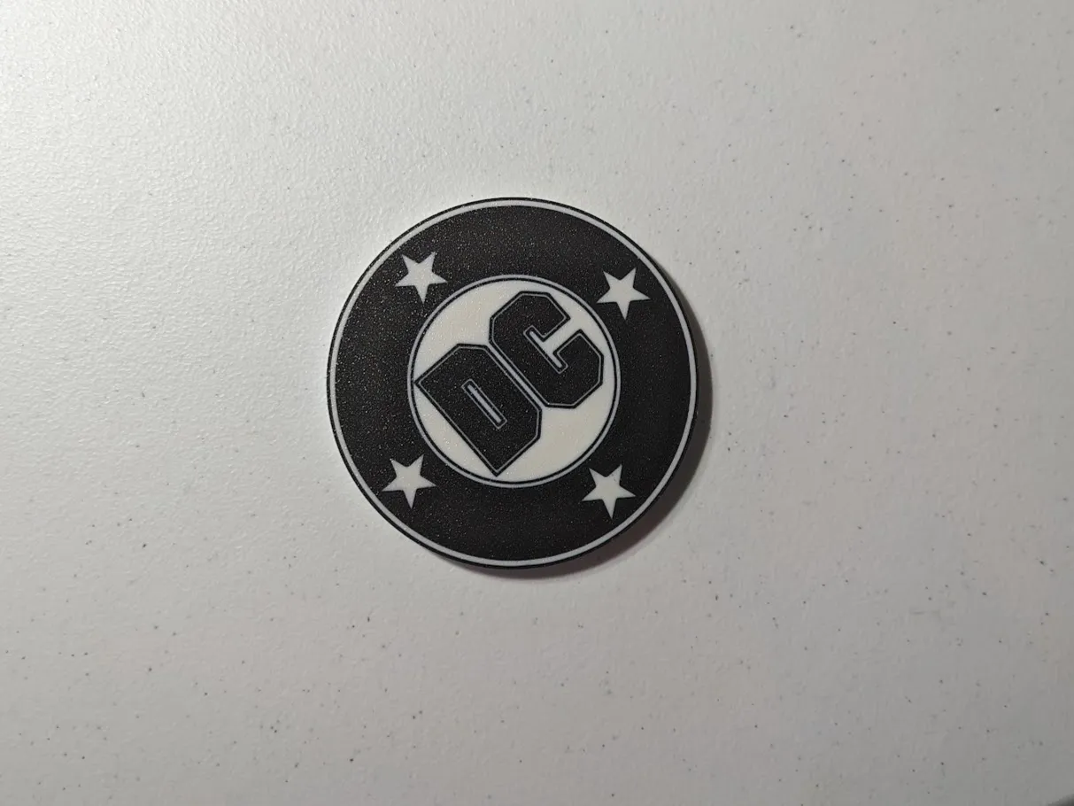 DC Comics Bullet Logo Coaster by Design•Slice•Print Studio | Download ...