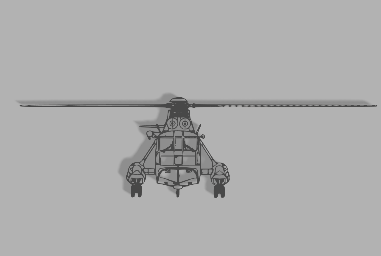 Sikorsky S-61 3-view Wall Art by Fight to Fly Designs | Download free ...