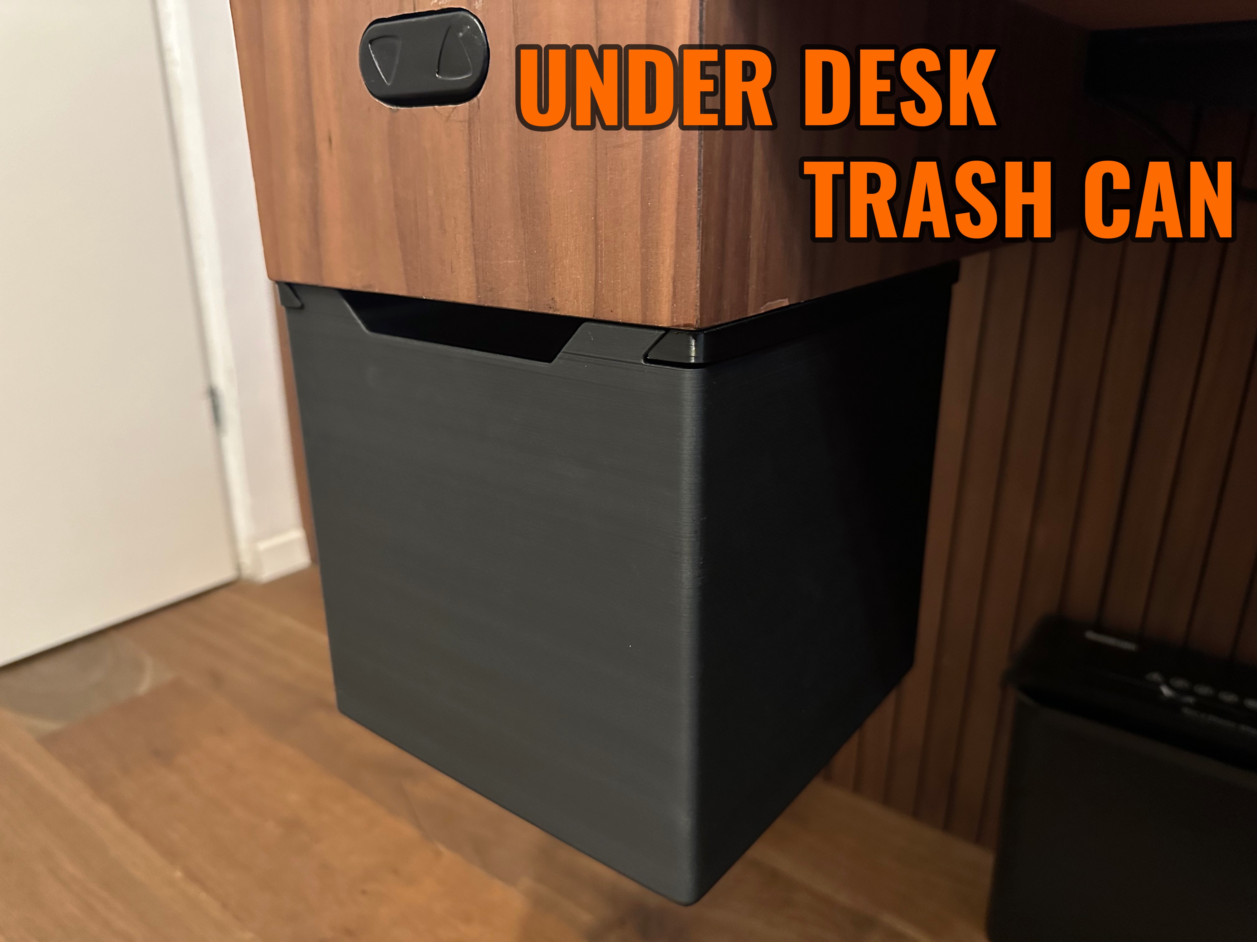 Simple Sliding Under Desk Trash Can by Jonathan Levi | Download free ...