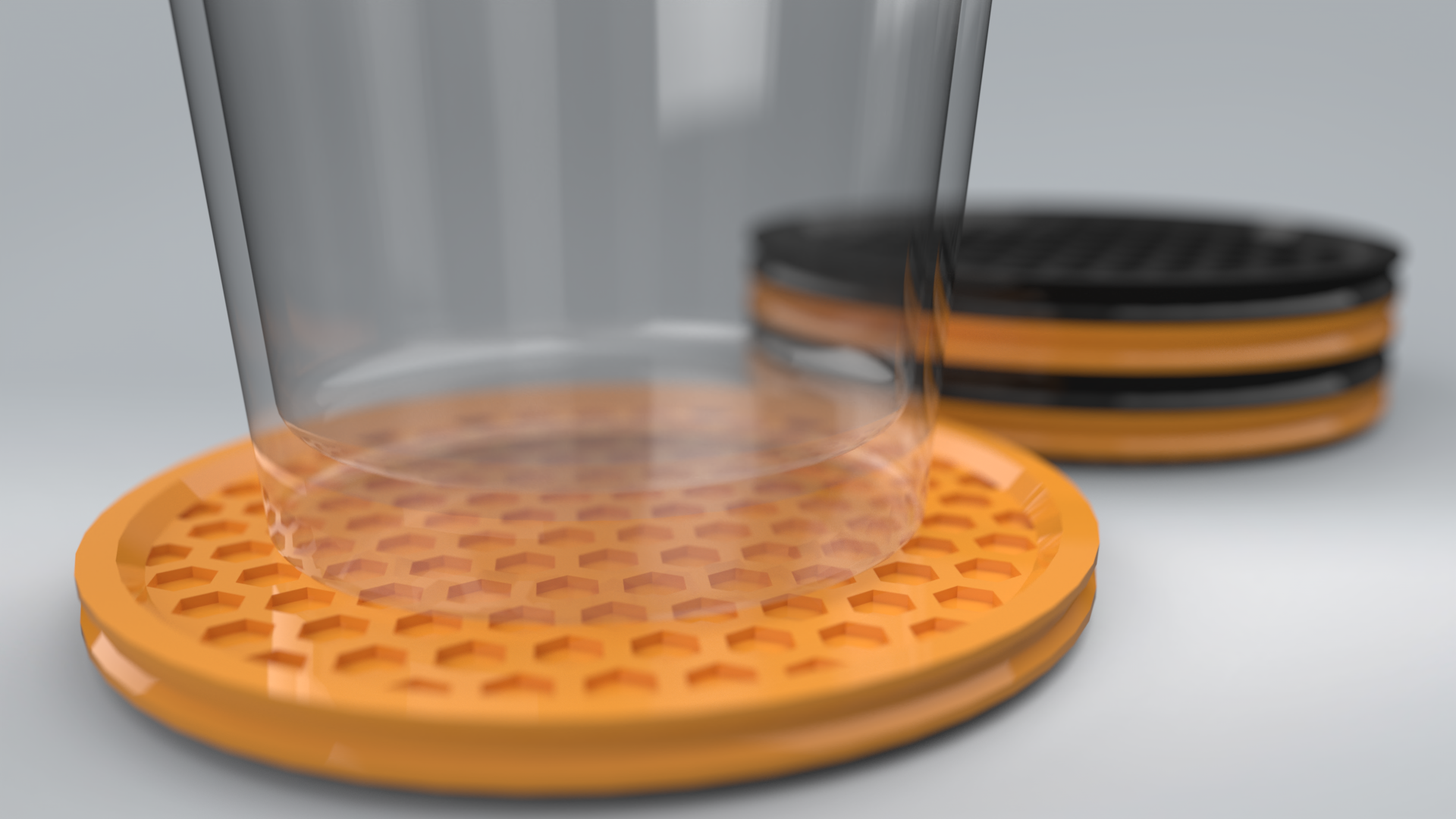 Coaster (set) under your favorite beverage! STACKS! by Firstlayer Oy ...