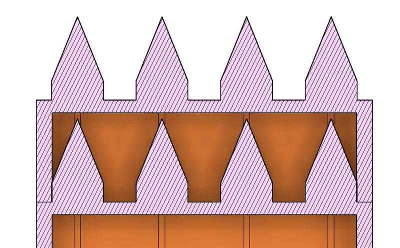 A brick with spikes by ilikeapples12 | Download free STL model ...