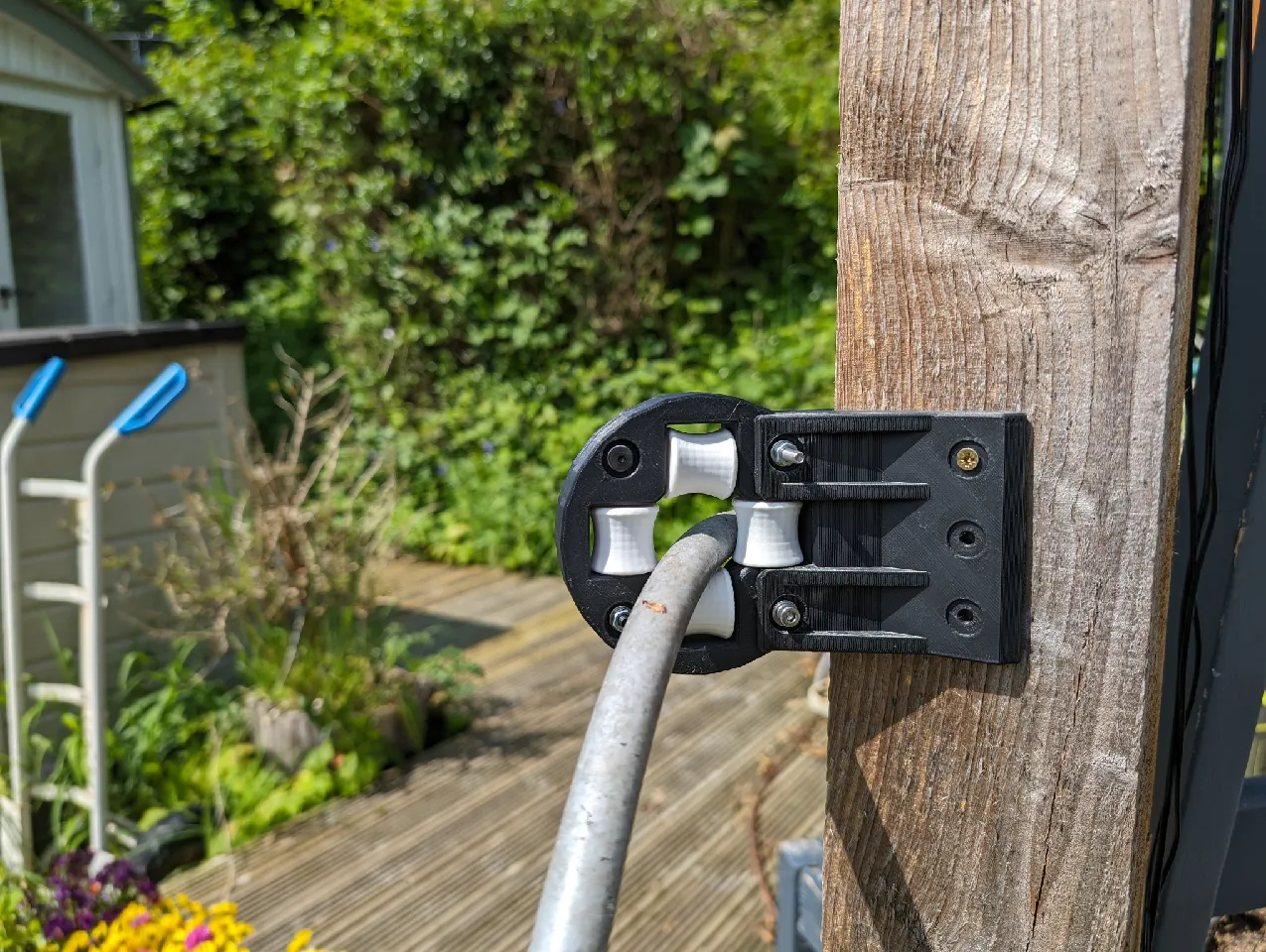 Garden Hose Corner Guide by remington | Download free STL model ...