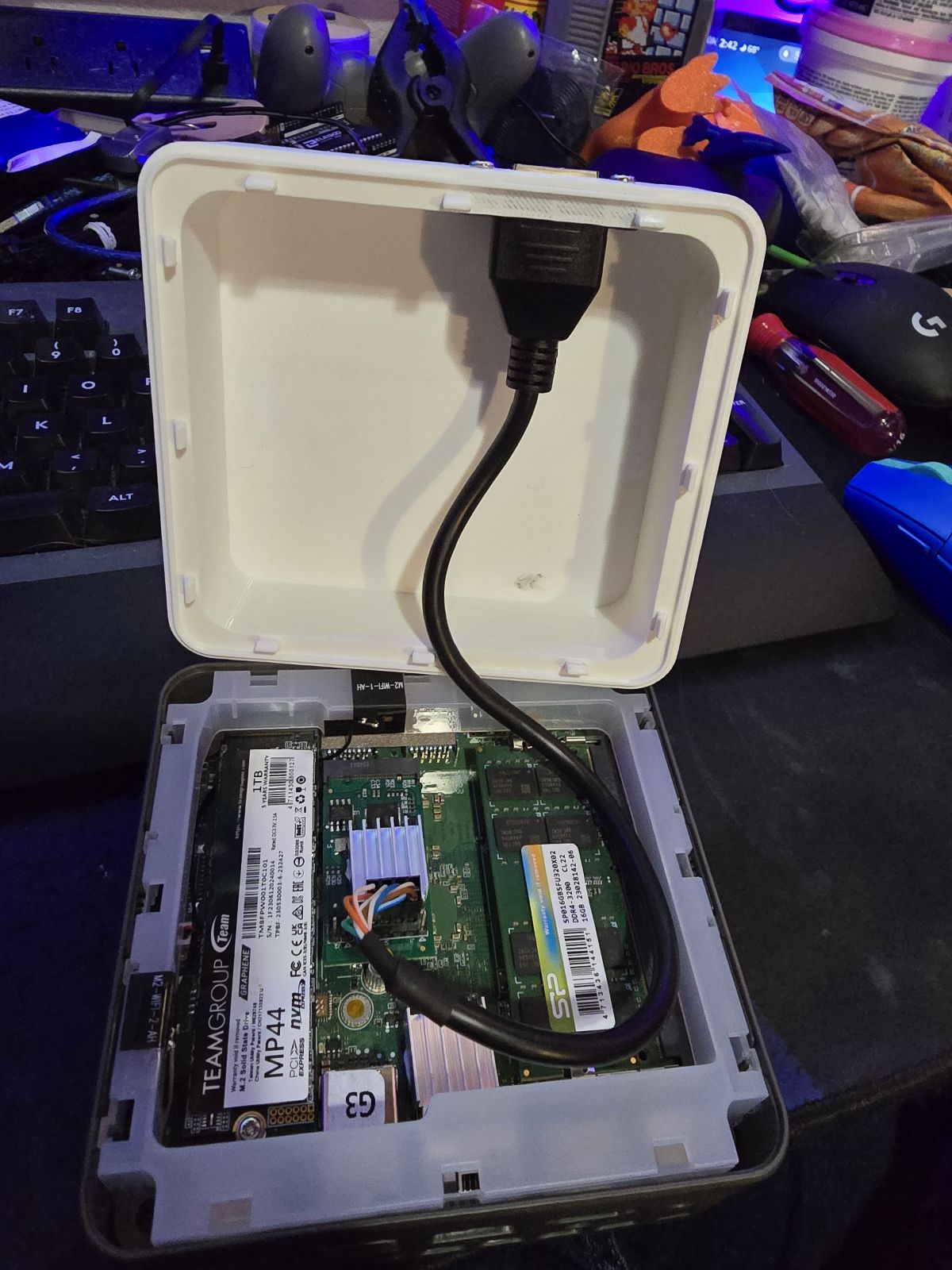 GMKtec G3 ethernet port top by Matt Weatherly | Download free STL model ...