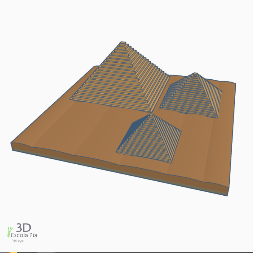 Pyramids Landmark Display por epiatarrega3d | Descargar modelo STL ...