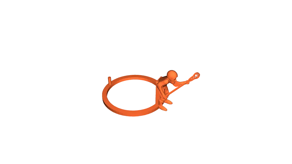 lacrosse goalie by Tim | Download free STL model | Printables.com