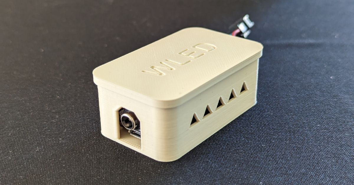 Wled box for Nodemcu by TurboX | Download free STL model | Printables.com