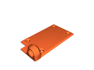 Padlock mount for a cabinet by Triplef | Download free STL model ...