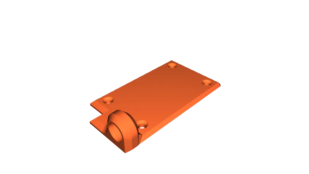 Padlock mount for a cabinet by Triplef | Download free STL model ...