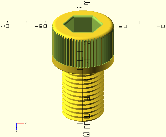 DIN screws/bolts and nuts by Badger | Download free STL model ...