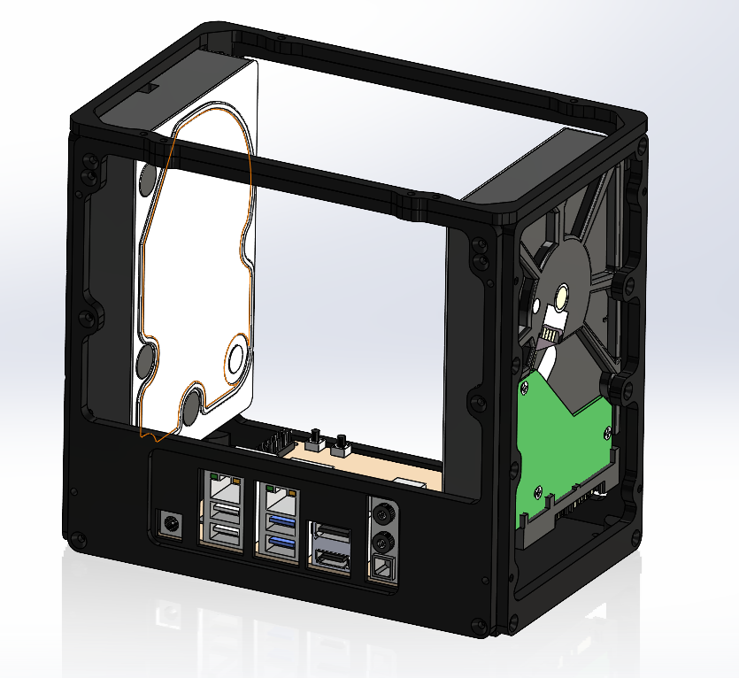 Odroid H2/H2+ Amor Case NAS by Julian Kunicke | Download free STL model ...