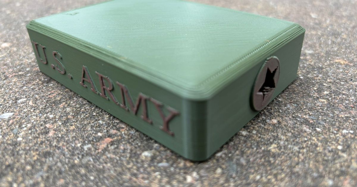 Vintage U.S. Army storage box por HenkiePenkie | Descargar modelo STL ...